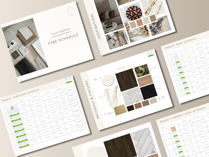 Ultimate Interior Designer Template Bundle Client Welcome Packet, Presentation, Portfolio, FFE ...
