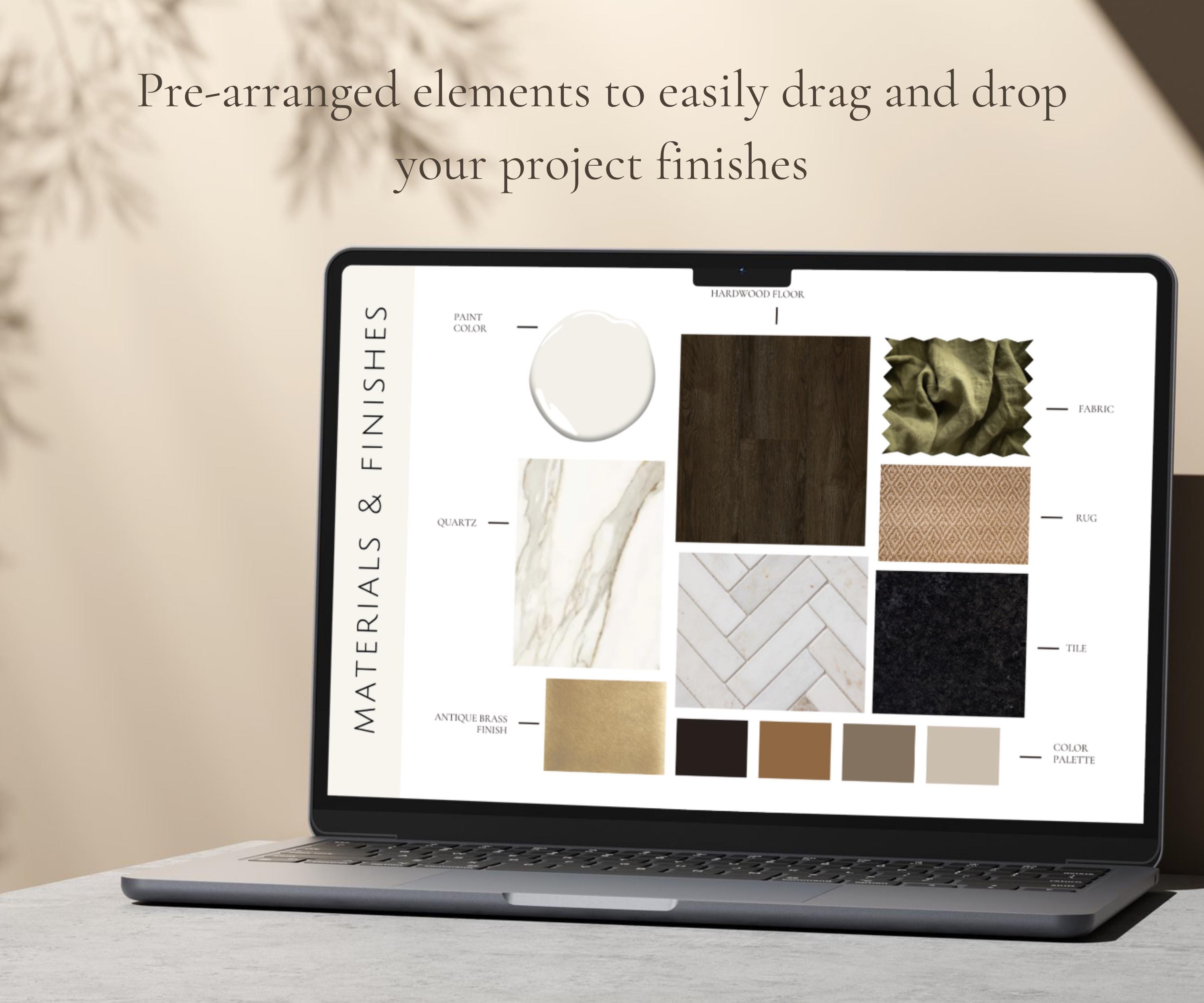 Interior Design FF&E Schedule Templates | Concept and Finish Schedules ...