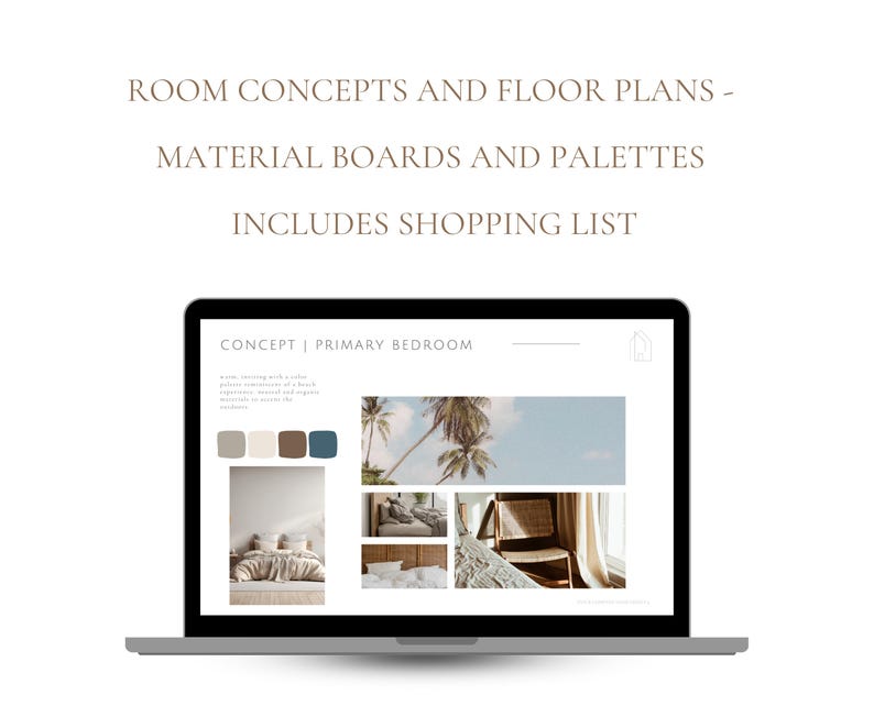 Interior Design Presentation Template + FREE MOOD BOARDS - Etsy