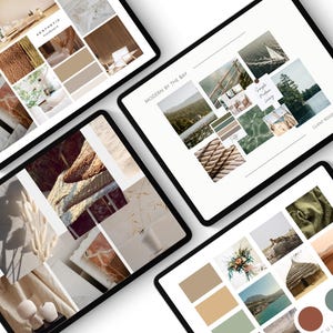 15 Interior Design Mood Board Templates - Etsy