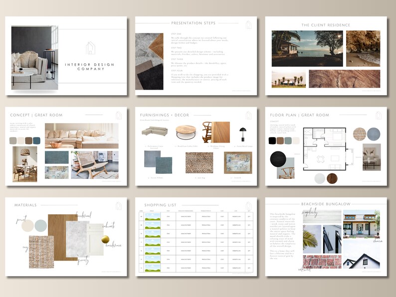 Ultimate Interior Designer Template Bundle Client Welcome Packet ...