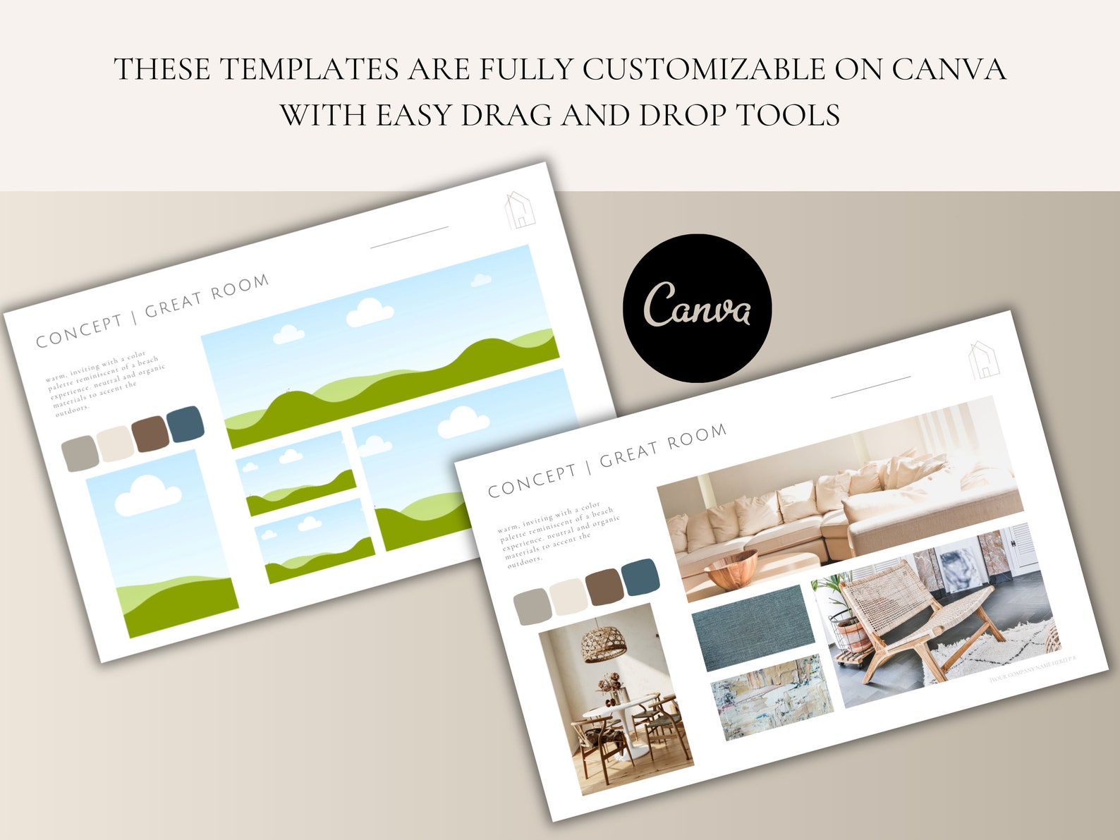 Ultimate Interior Designer Template Bundle Client Welcome Packet, Presentation, Portfolio, FFE ...
