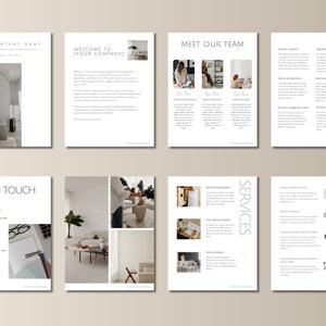 Interior Design Client Welcome Packet Template | Interior Design ...