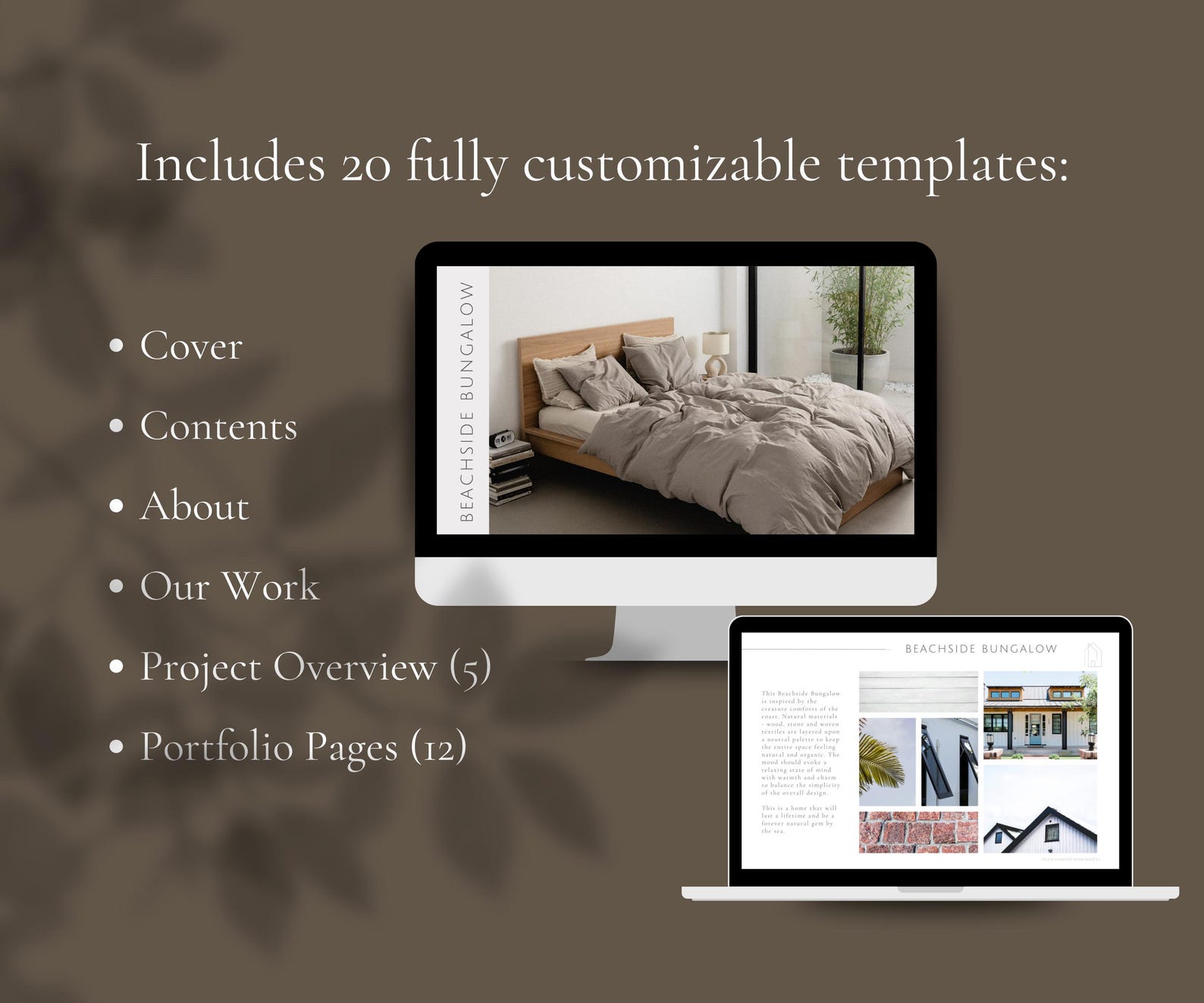 Interior Design Portfolio Template | 20 Customizable Canva Pages for ...