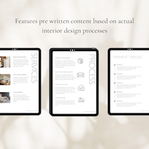 Interior Design Client Welcome Packet Template | Client Onboarding - Etsy