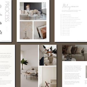 Interior Design Client Welcome Packet Template | Client Onboarding - Etsy