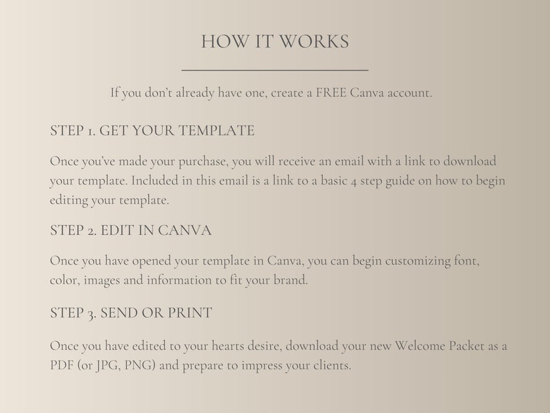 Interior Design Client Welcome Packet Template | Interior Design ...