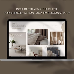 15 Interior Design Mood Board Templates - Etsy