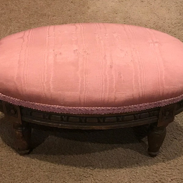 Antique Footstool - Etsy
