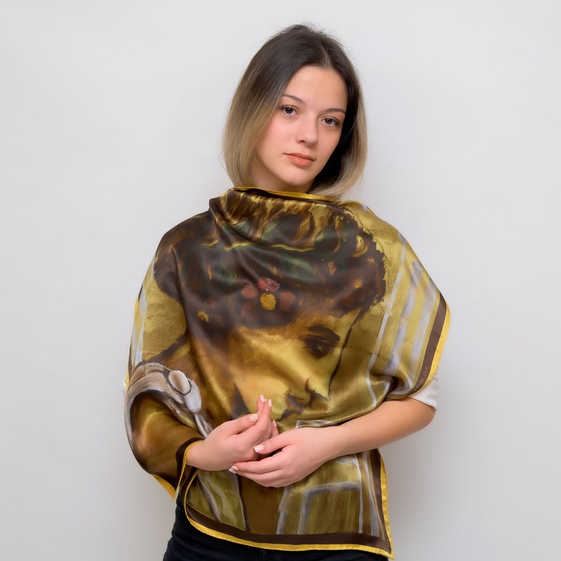 Handmade Silk Scarf - Etsy