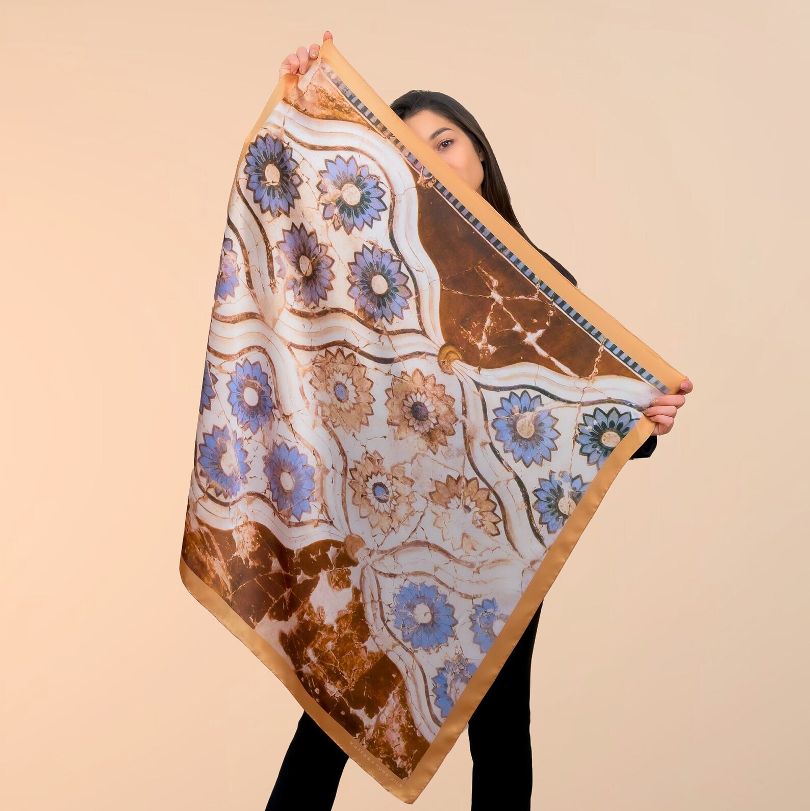 Women Scarf, Ancient Greek Scarf, Silk Scarf, Handpainted Scarf ...