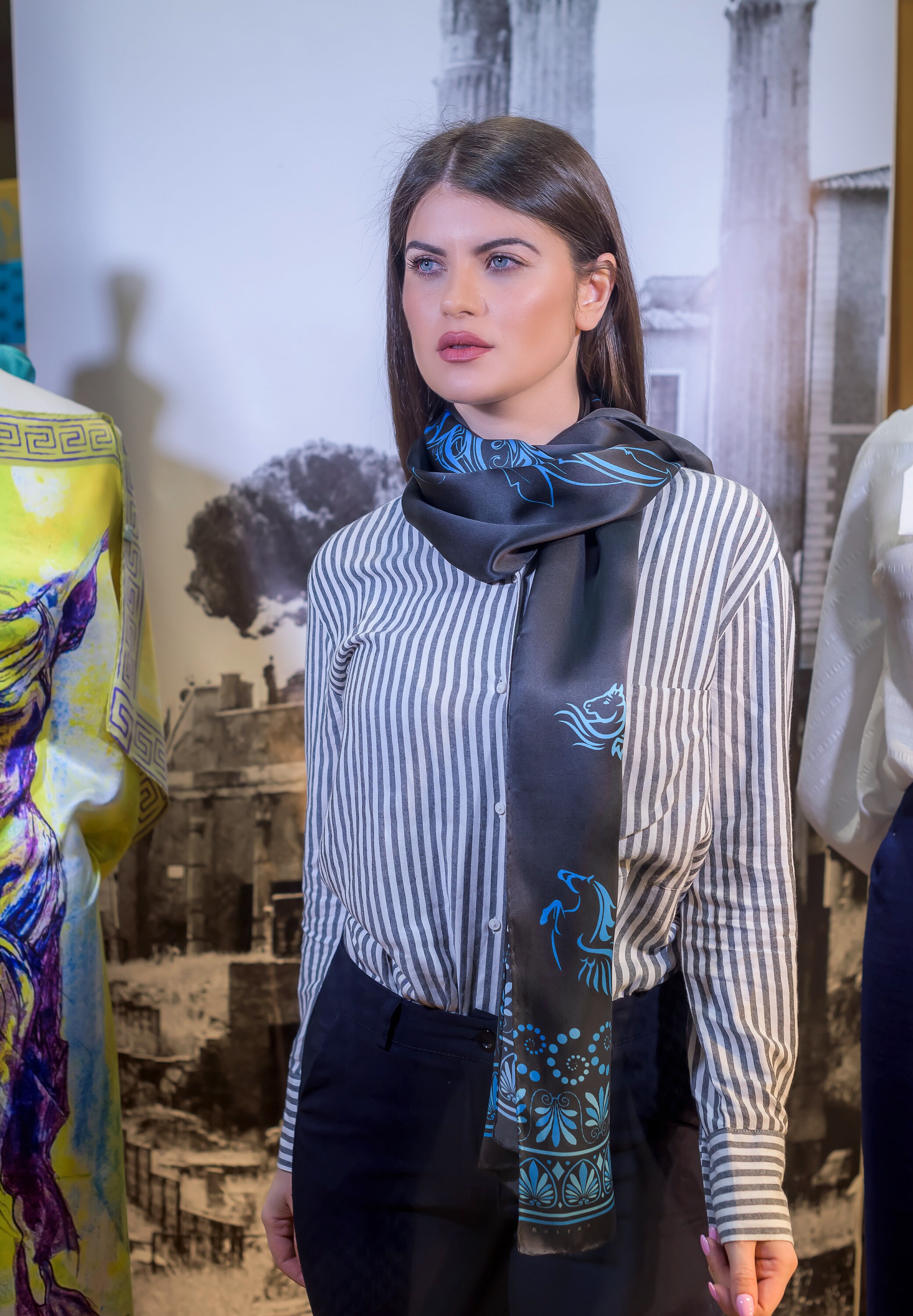 Black Silk Scarf Women Long Scarf Women Scarf Handmade - Etsy