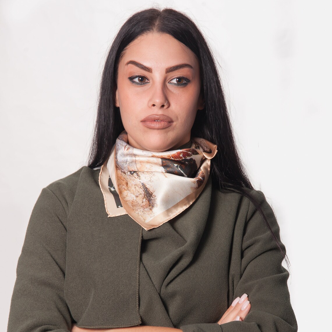 Ancient Greek Scarf, Silk Scarf, Women Scarf, Hand Painted Scarf, Gift ...