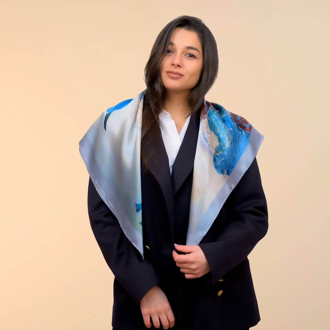 Ancient Greek Scarf Silk Scarf Square Scarf Greek - Etsy