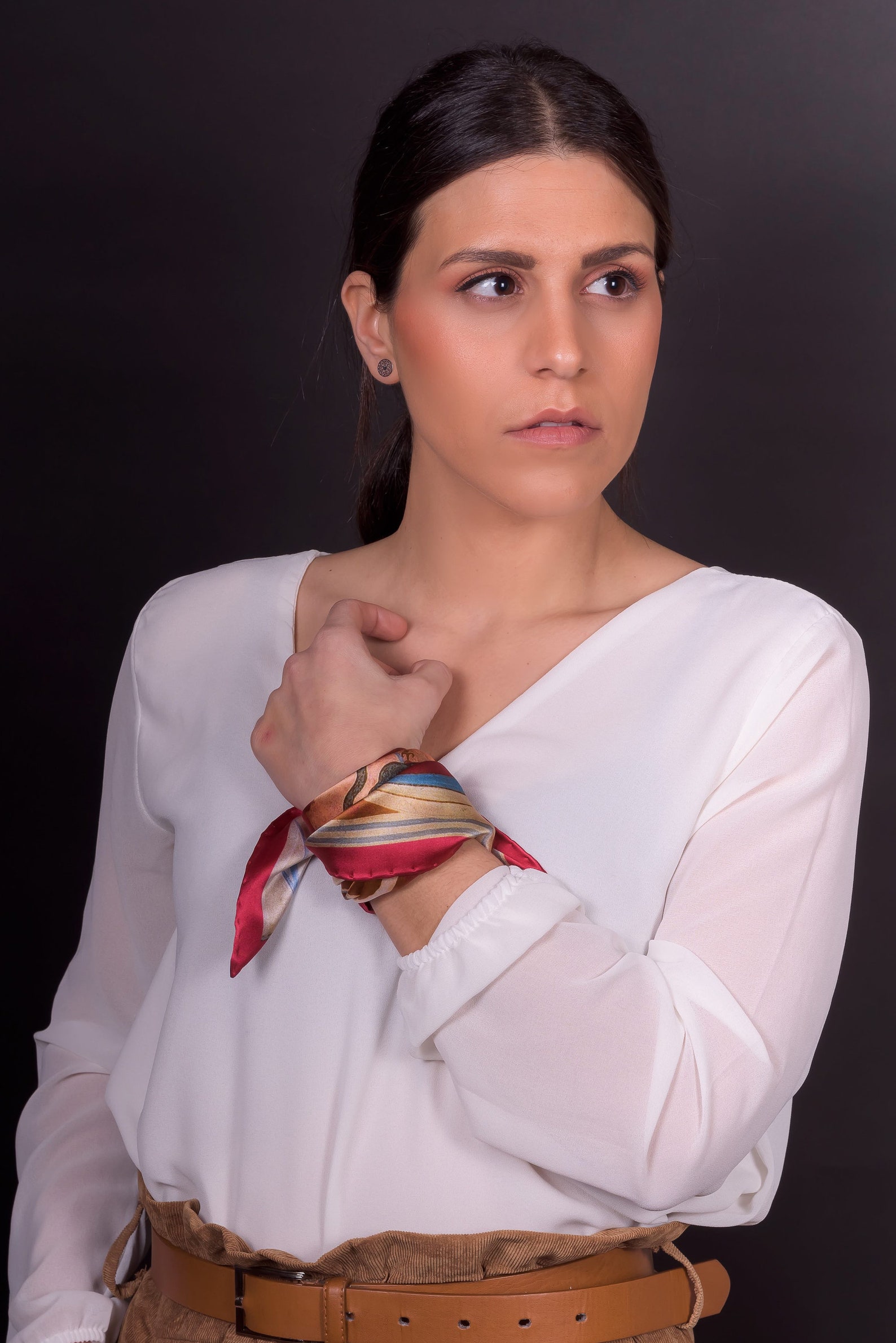 Ancient Greek Scarf, Silk Scarf, Handpainted Scarf, Square Scarf, Gift ...