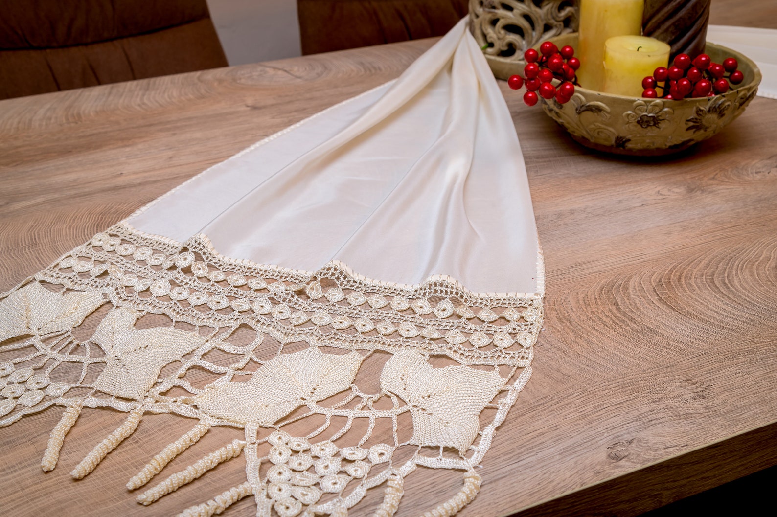 Handmade Table Runner Silk Table Runner House Decoration - Etsy