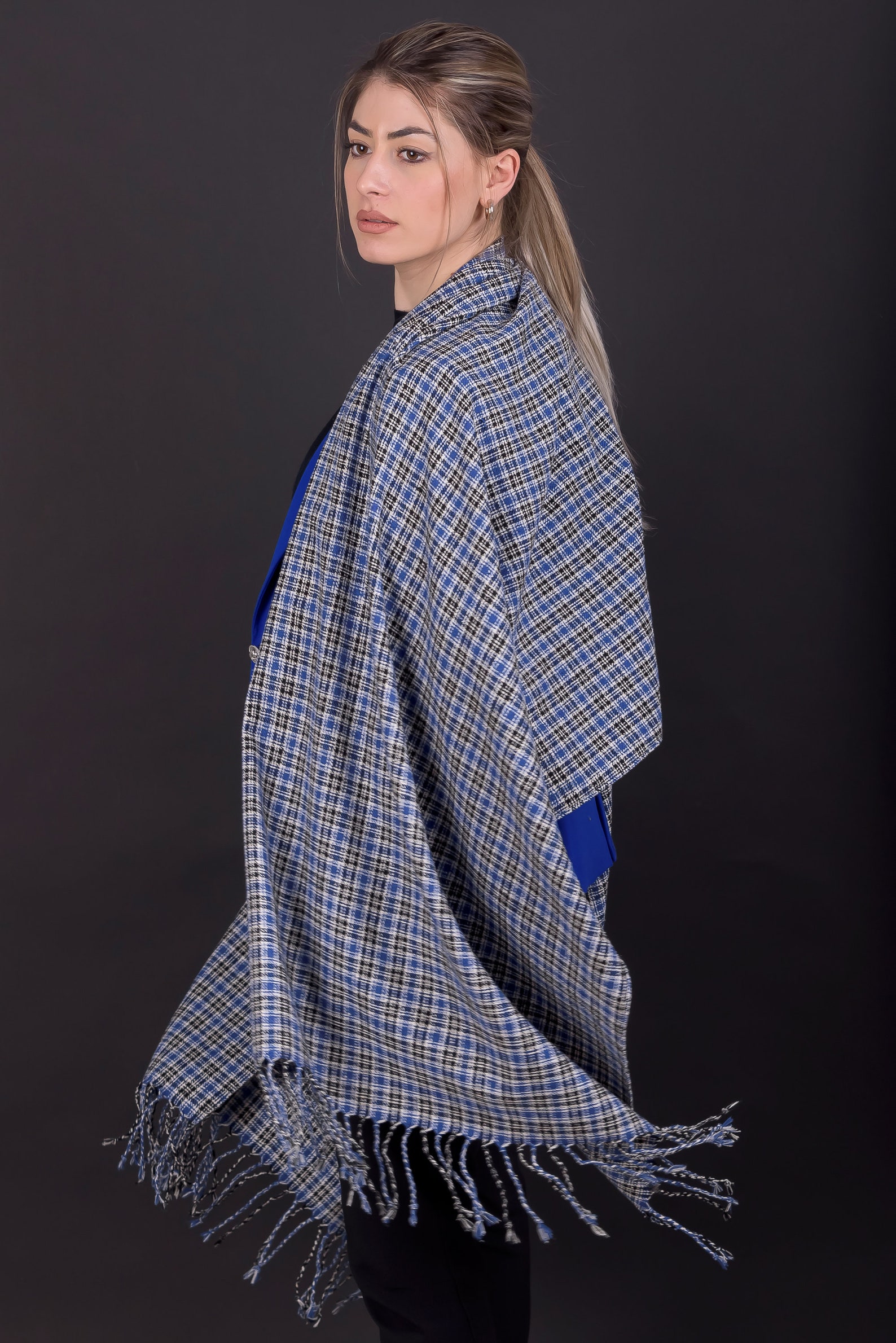 Blue Silk Scarf Men Mens Scarf Long Scarf Handpainted - Etsy