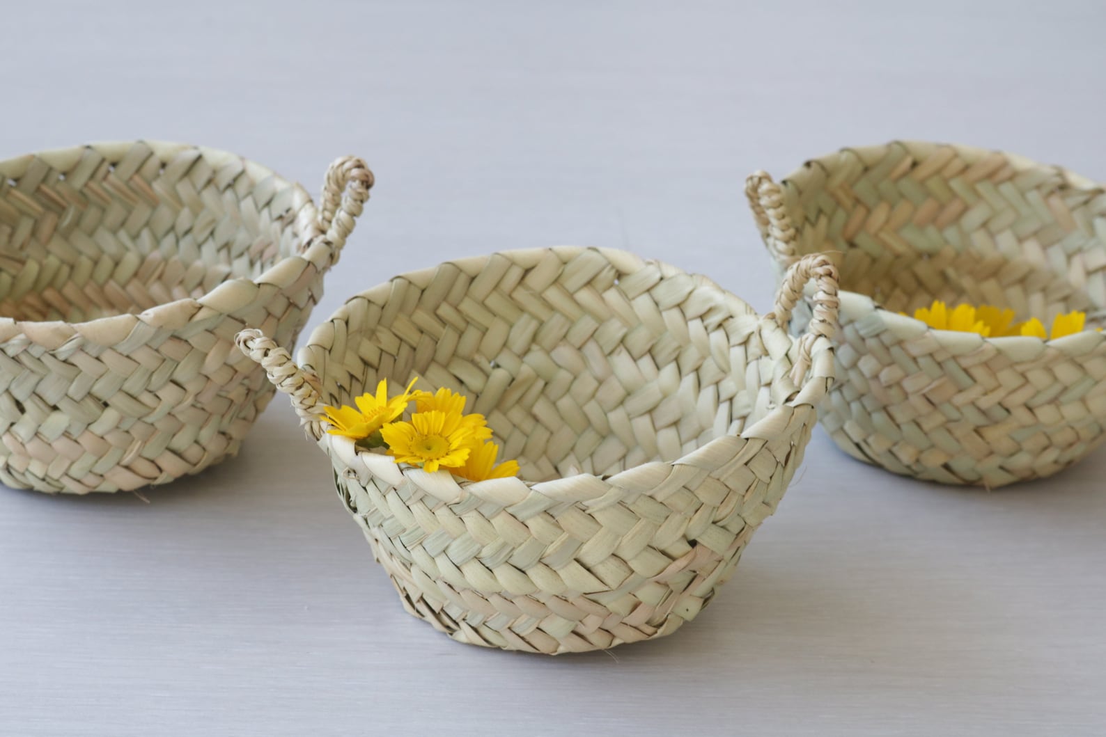 Mini Straw Basket Storage Basket Flower Basket Natural - Etsy