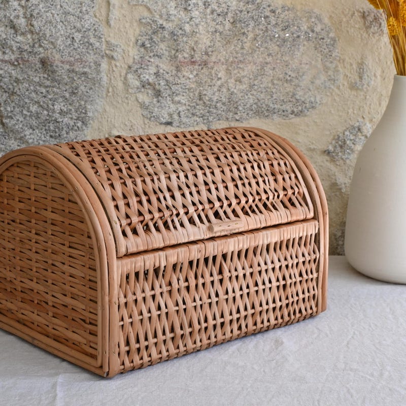 Vintage Bread Box - Etsy