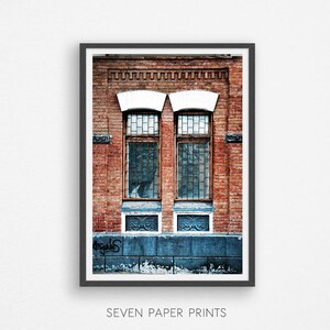 Architectural Print, Architectural Poster, Old Window, Grunge House ...