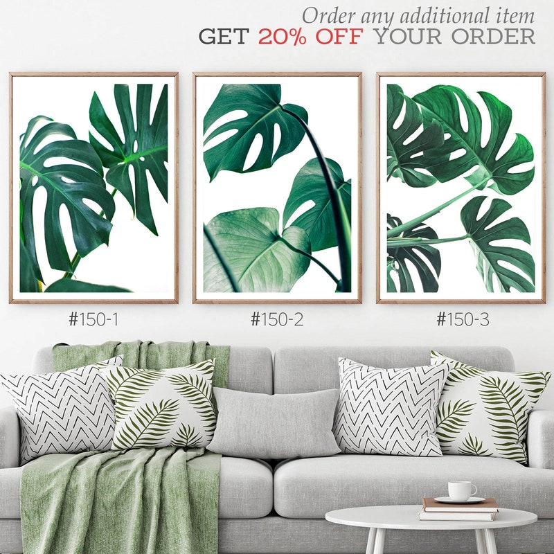 Monstera Print - Etsy