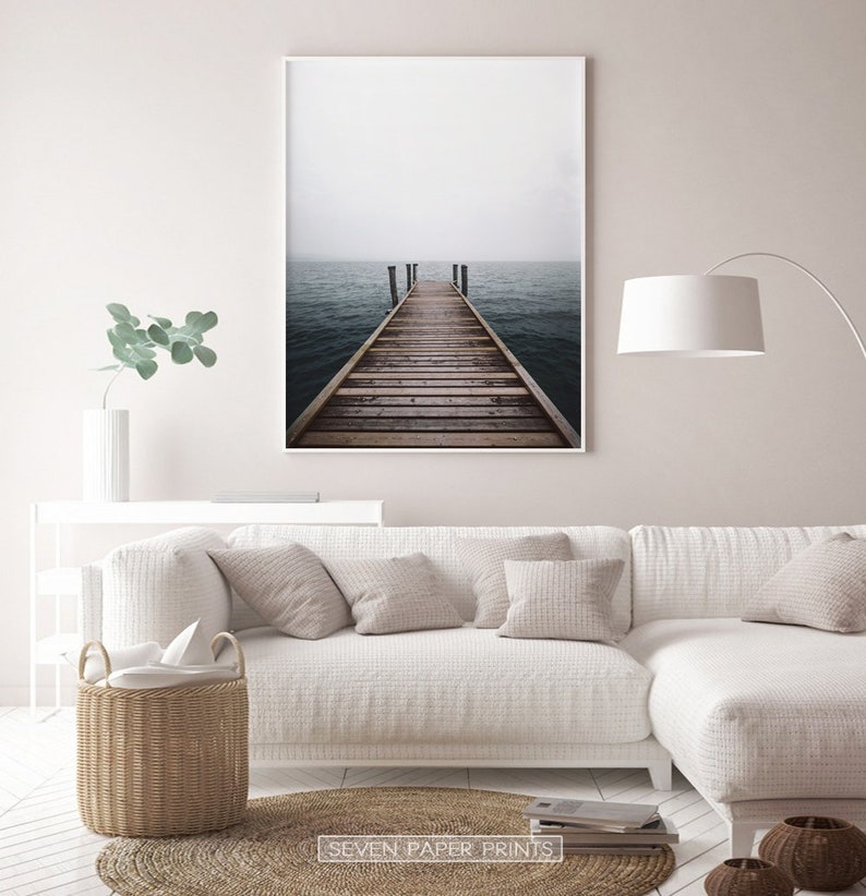 Wooden Pier Print Jetty Wall Art Sea Bridge Photo - Etsy