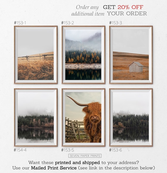 Farmhouse Wall Decor Rustic Landscape Farmhouse Landscape | Etsy