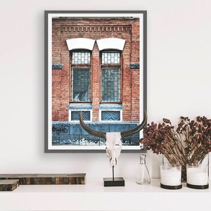 Architectural Print, Architectural Poster, Old Window, Grunge House ...