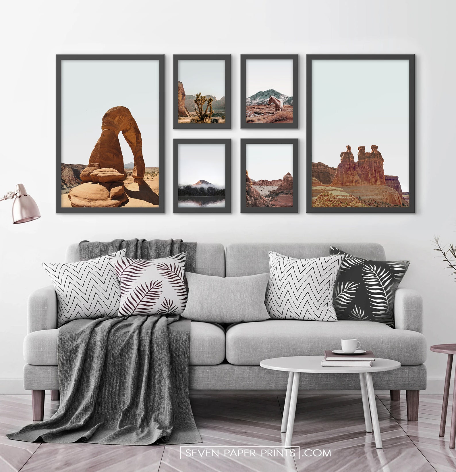 Arches National Park Utah Wall Art Set of 6 Prints UT Desert | Etsy