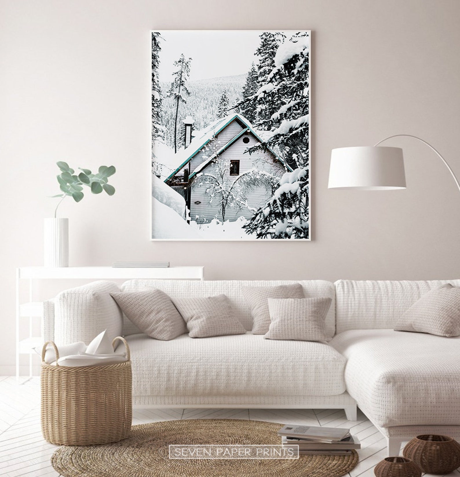 Winter Printable 5 Piece Holiday Decor. Christmas Wall Art | Etsy