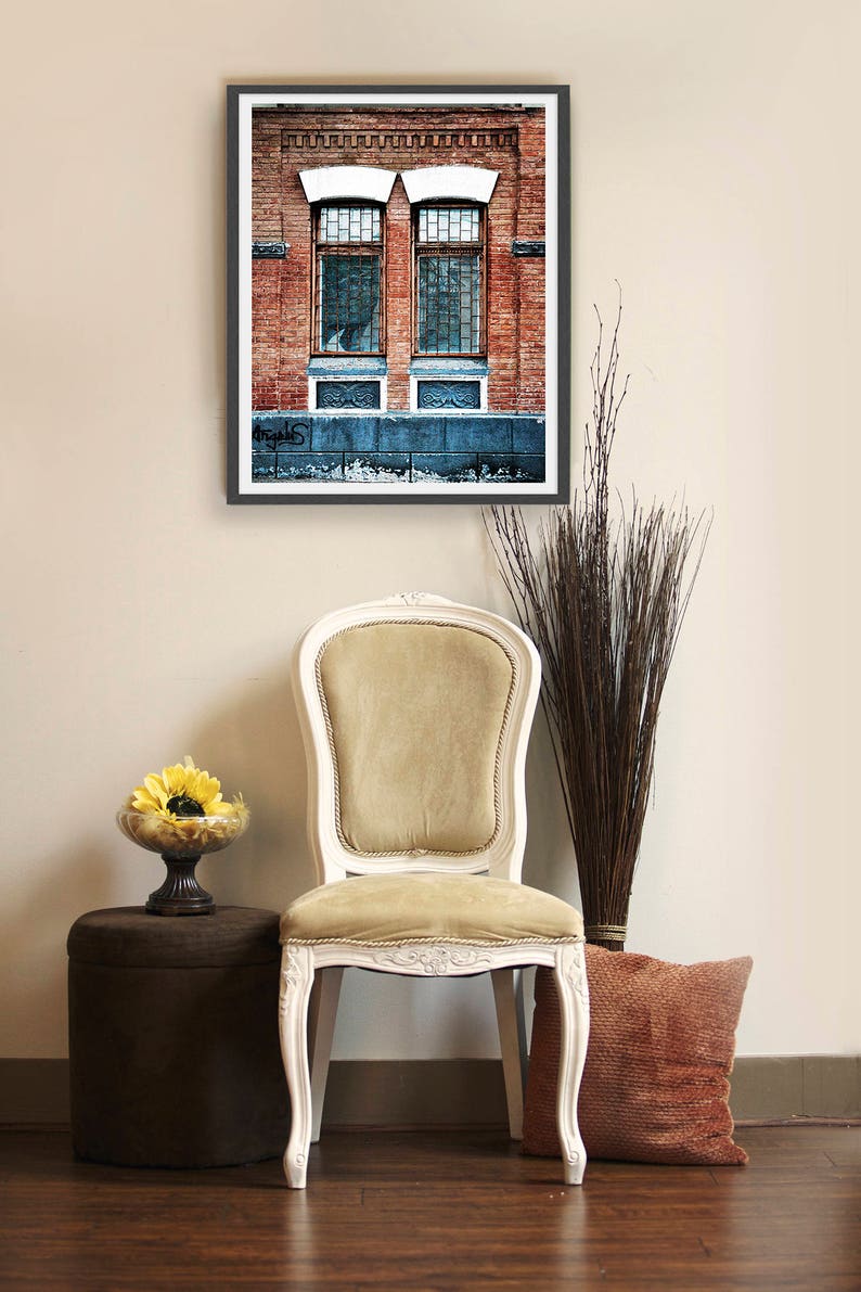 Architectural Print Architectural Poster Old Window Grunge | Etsy