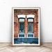 Architectural Print, Architectural Poster, Old Window, Grunge House ...