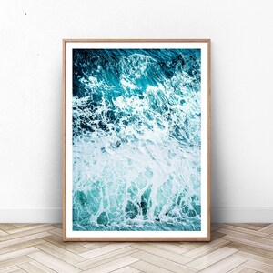 Sea Poster Ocean Art Ocean Wave Ocean Photography Sea | Etsy