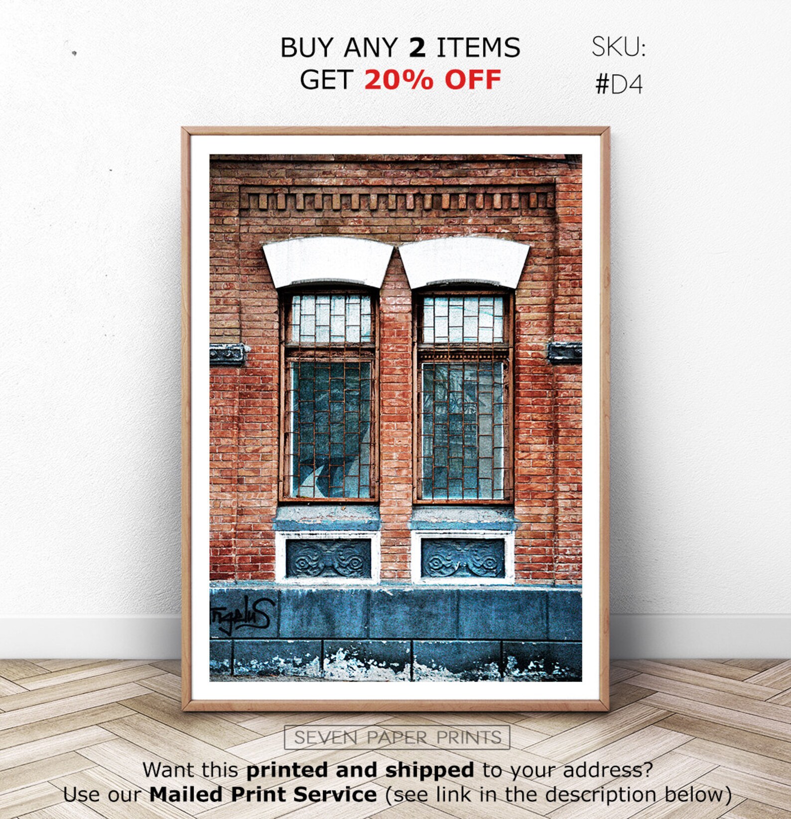 Architectural Print Architectural Poster Old Window Grunge | Etsy