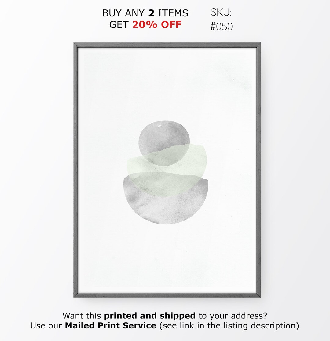 Scandinavian Print, Geometric Print, Minimalist Poster, Downloadable ...