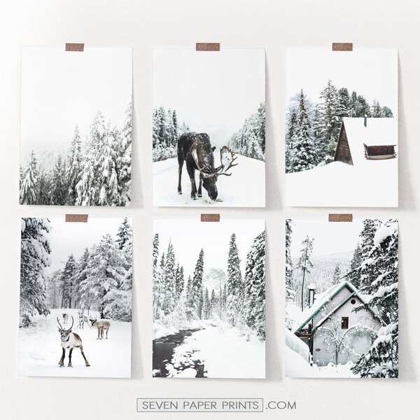Winter Set 6 Poster - Etsy
