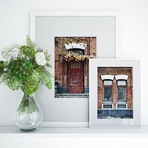Architectural Print, Architectural Poster, Old Window, Grunge House ...