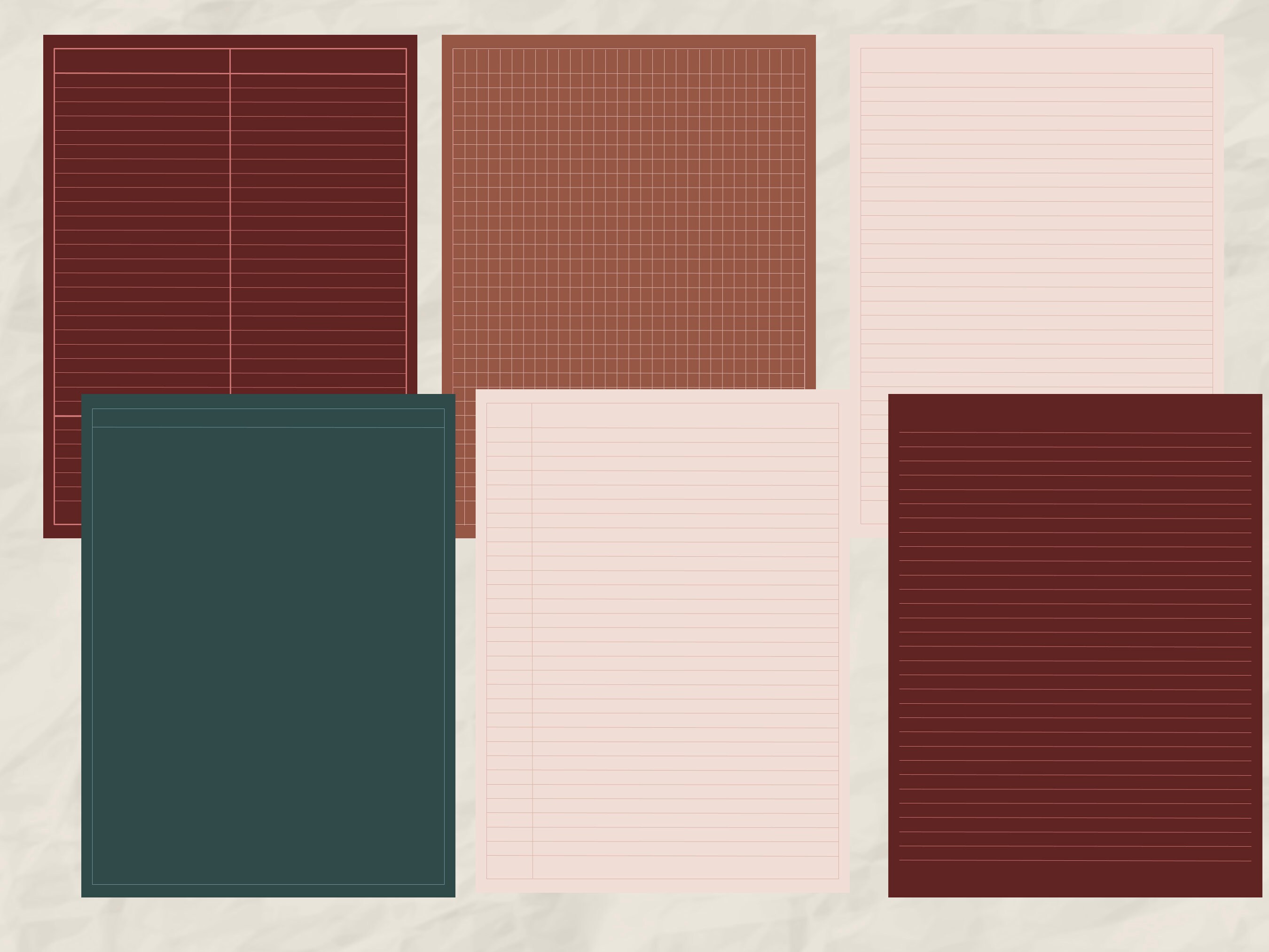 24 Note Taking Printables Instant Download Student Printables Digital ...