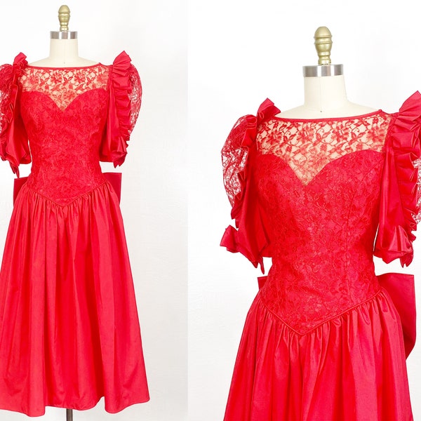 1980s Prom Dress - Etsy