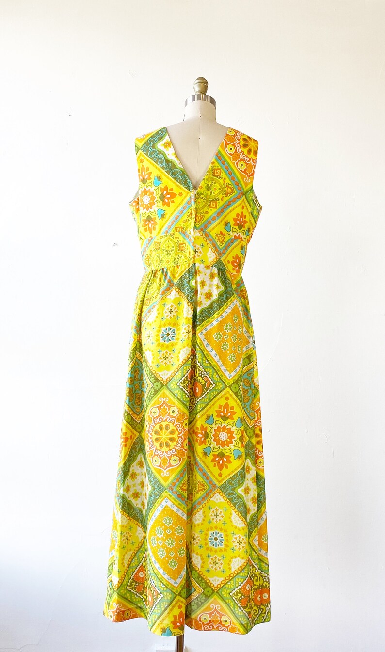 1960s Maxi Dress 1960s Floral Maxi 1960s Sun Dress Size - Etsy