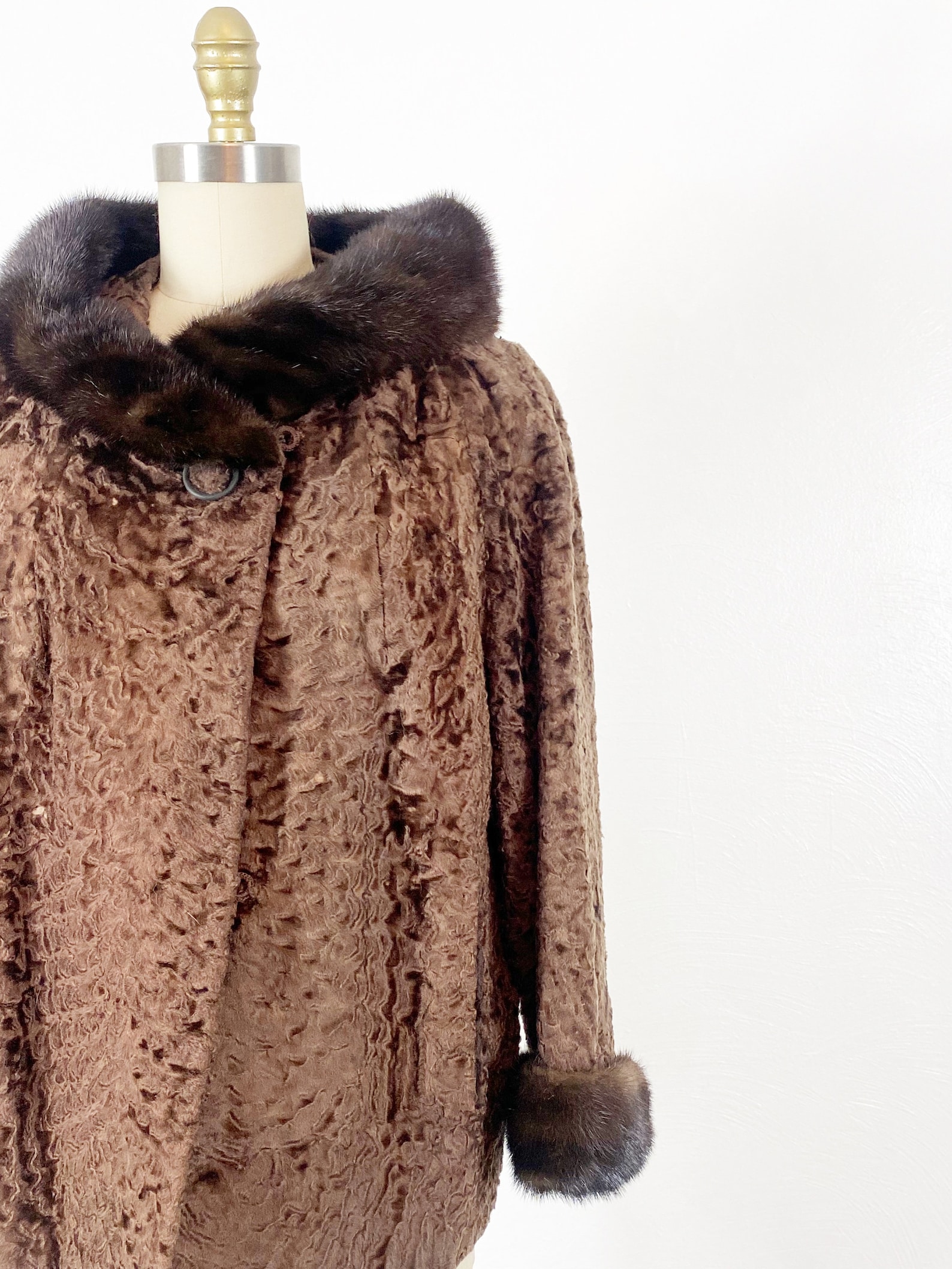 1950s Lamb Fur Coat Vintage Lamb Coat 1950s Fur Coat - Etsy