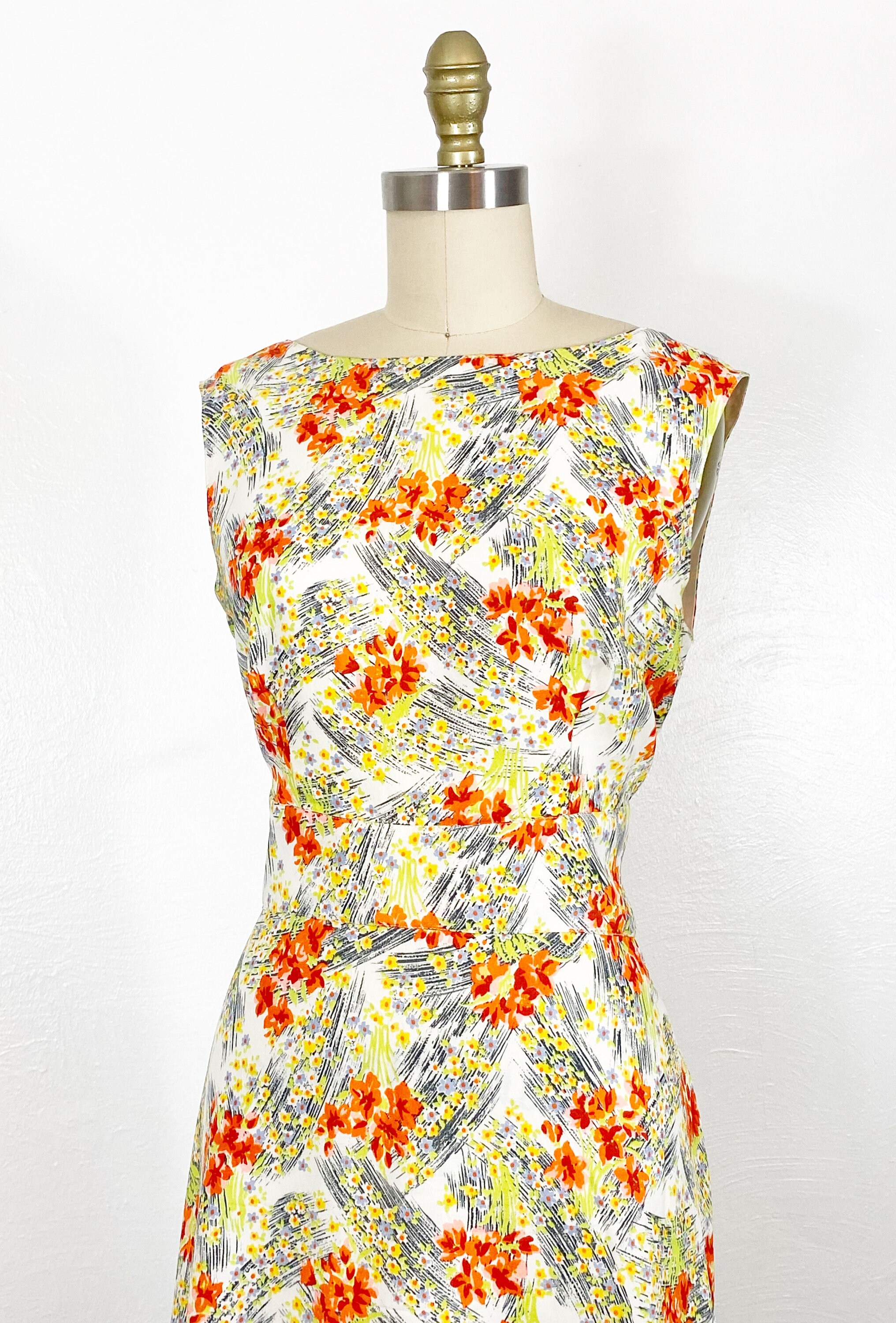 1960s Mod Dress 1960s Floral Dress 1960s Go-go Dress - Etsy