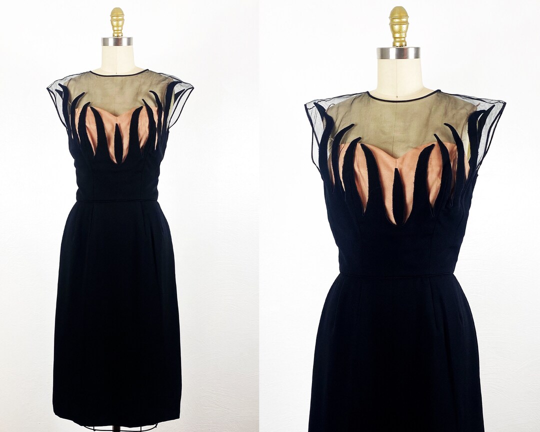 1960s Wiggle Dress 1960s Party Dress 1960s Little Black - Etsy