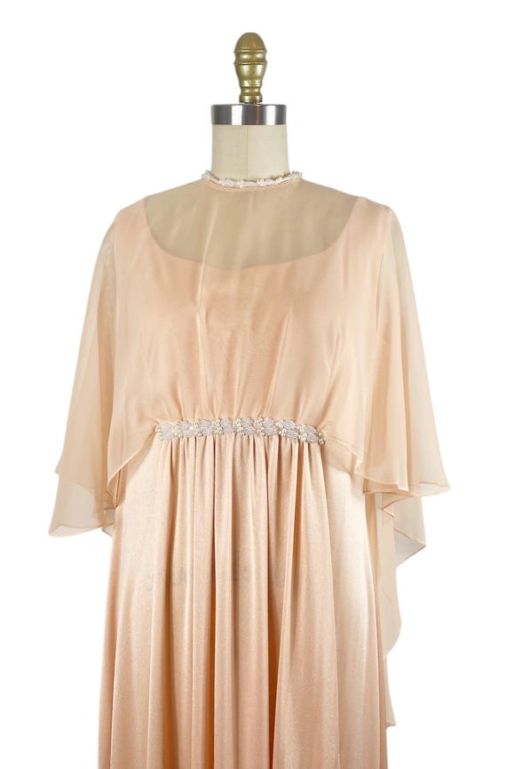 1970s Gown - 1970s Formal Dress - 1970s Evening Dress… - Gem