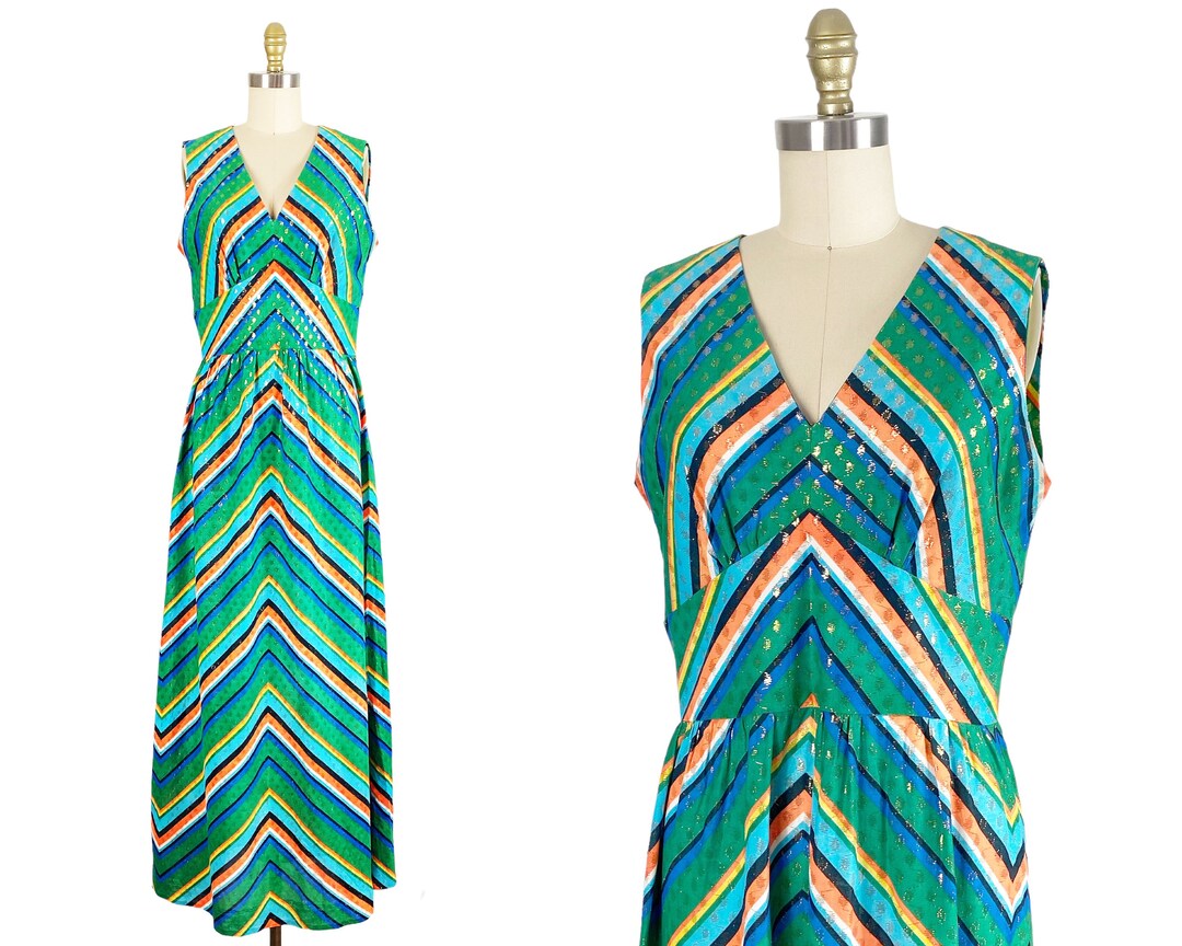 1970s Gown - Disco Gown - Studio 54 Dress - Size Large - Etsy