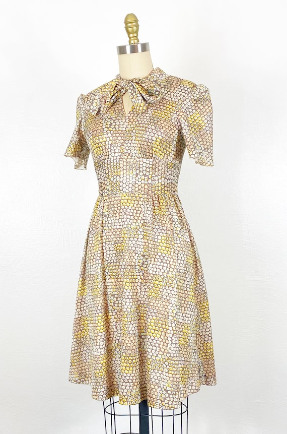 1960s Floral Dress - 1960s Mod Dress - 1960s Day Dres… - Gem