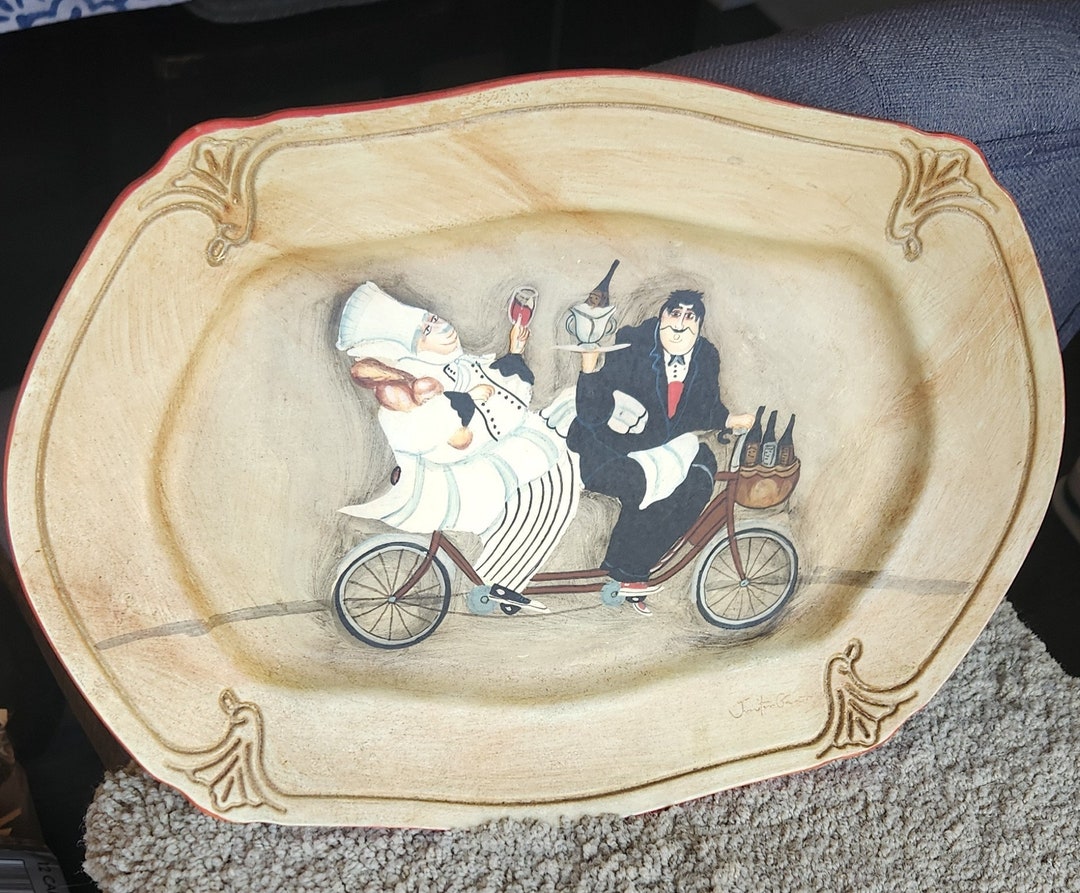 Jennifer Garant Fat Chef "on the Go" Serving Tray - Etsy