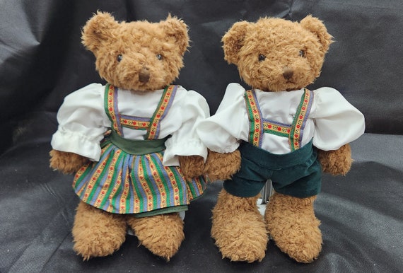 Russ Holly German Clothed Stuffed Bears Etsy UK