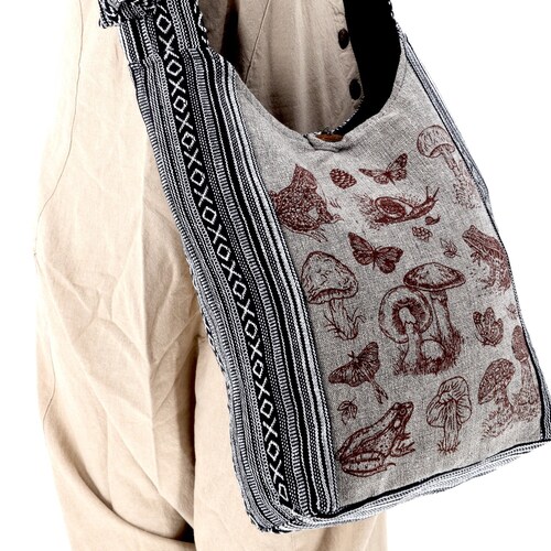 Cotton Shoulder Bag Unique Tapestry Hippie Crossbody With - Etsy