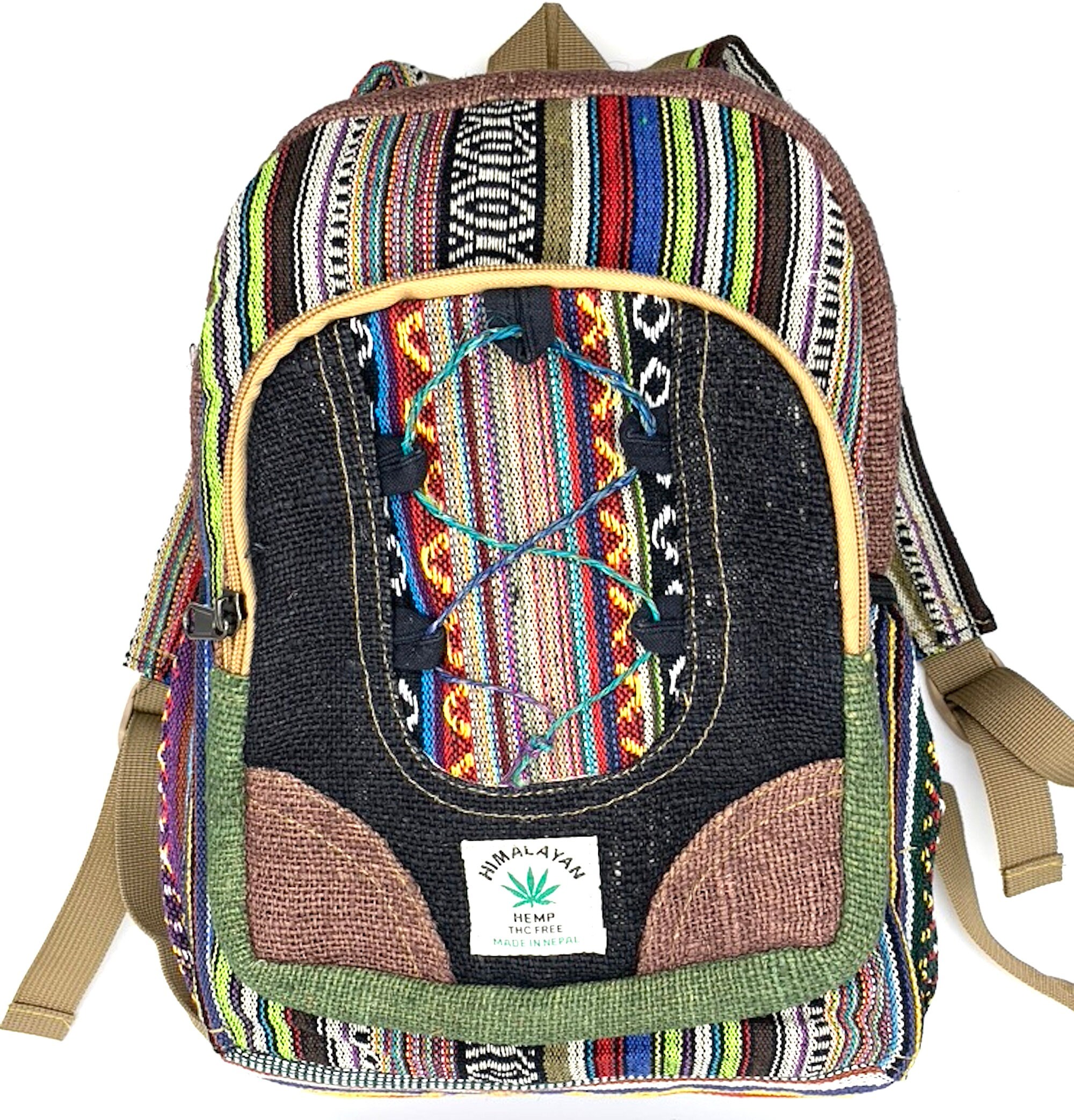 Himalaya 100% Hemp Backpack Small Backpack Hippie Backpack | Etsy
